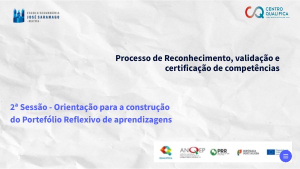 2ª Sessão - CQ ESJS - MAFRA - RVCC NB 2023
