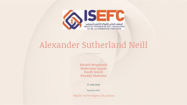Alexander Sutherland Neill