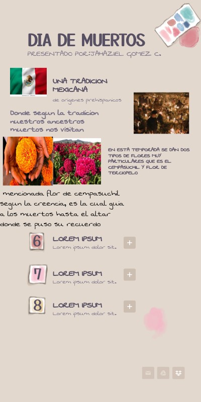 infografia de dia de muertos | Genially
