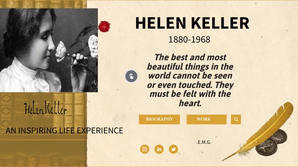 HELEN KELLER | Genially