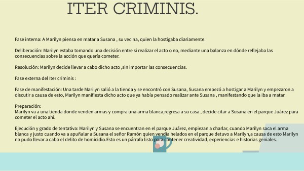 Iter criminis | Genially