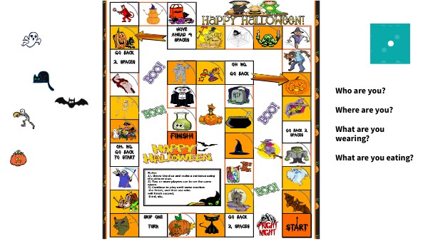 Board game Halloween | Genially