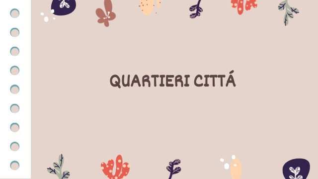 quartieri città