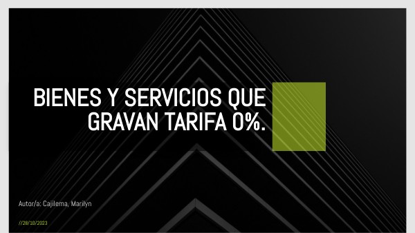 bienes y servicios ue gravan iva 0%