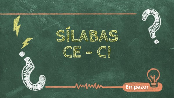 SÍLABAS CE CI | Genially