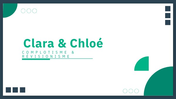 Clara & Chloé | Genially