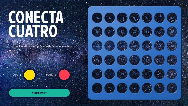 Conecta cuatro | Genially