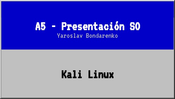 KaliLinuxPresentation | Genially