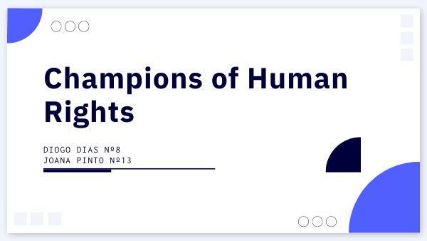Champions of Human Rights