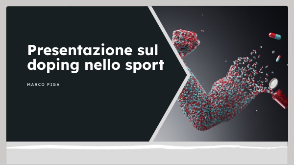 Presentazione sul doping nello sport | Genially