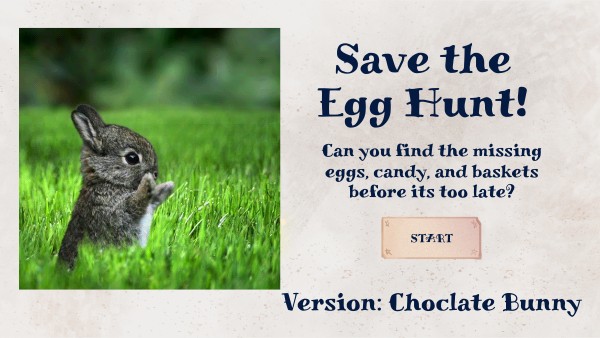 4- Chocolate Bunny- Easter Bunny Egg Hunt | Genially