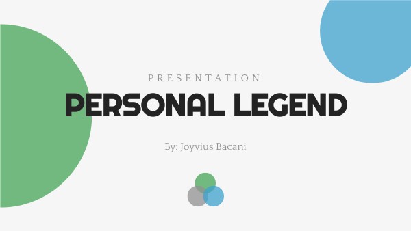 Joyvius D Bacani - Personal Legend | Genially