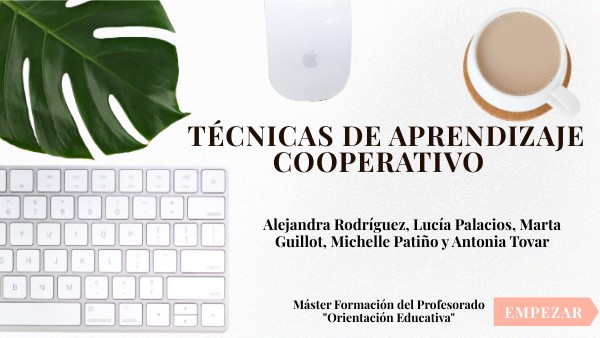 Técnicas de aprendizaje coop. | Genially