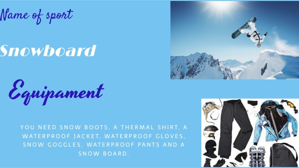 El snowboard | Genially