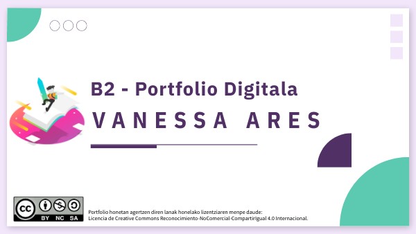 B2 - VANESSA ARES - PORTFOLIO DIGITALA | Genially
