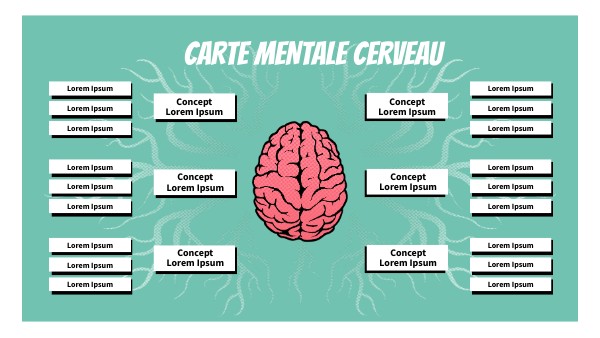 CARTE MENTALE CERVEAU