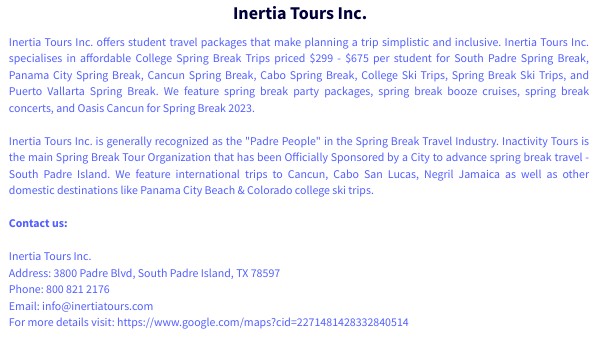 Inertia Tours Inc.