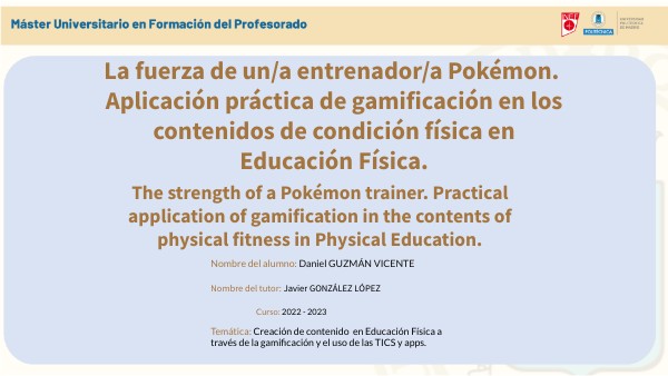 Presentación Daniel Guzmán Vicente TFM | Genially