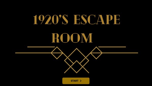 1920s Escape Room | Genially