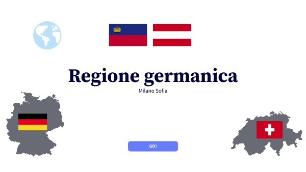 Regione germanica, Germania, Svizzera, Austria e Liechtenstein. | Genially