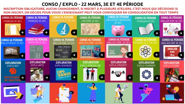 EXPLO-CONSO semaine 16 | Genially