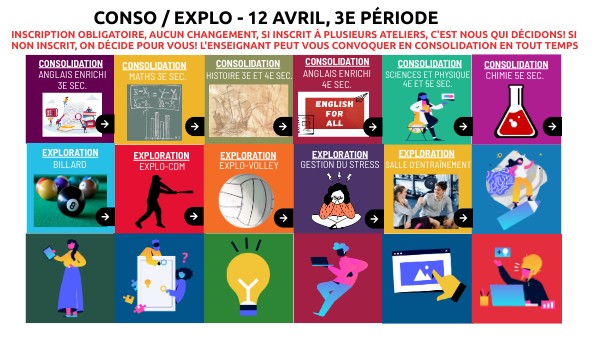 EXPLO-CONSO semaine 18 | Genially