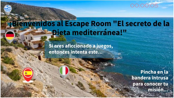 Producto final: Escape room El secreto de la Dieta Mediterránea | Genially