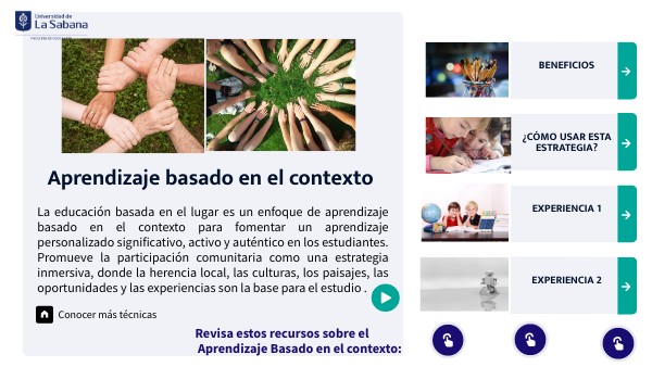 PLACE BASED LEARNING | Genially