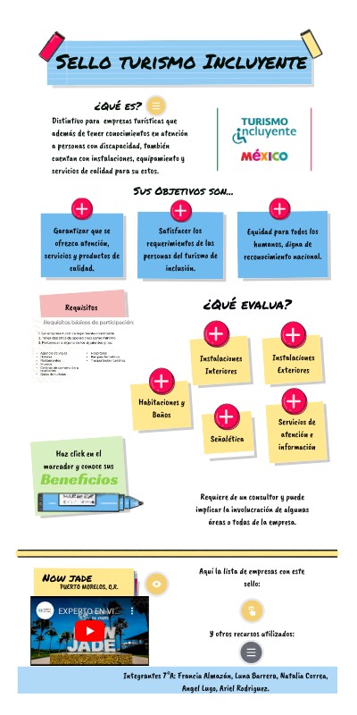 Sello Turismo Incluyente | Genially