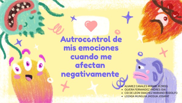 autocontrol de mis emociones