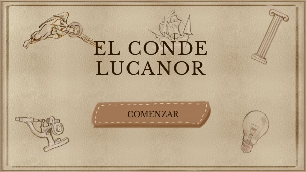 PRESENTACIÓN EL CONDE LUCANOR