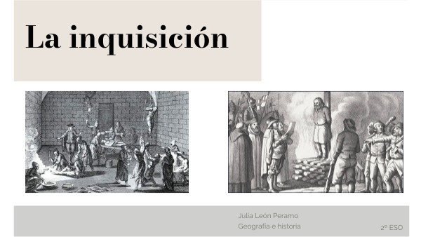la inquisición | Genially