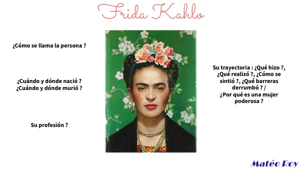 Frida Kahlo por Matéo Roy