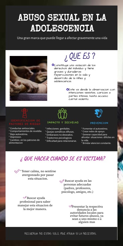 INFOGRAFÍA ABUSO SEXUAL | Genially