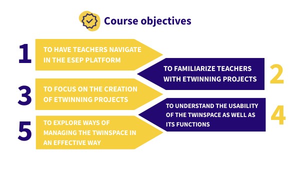 Course objectives - 1st ESEP course