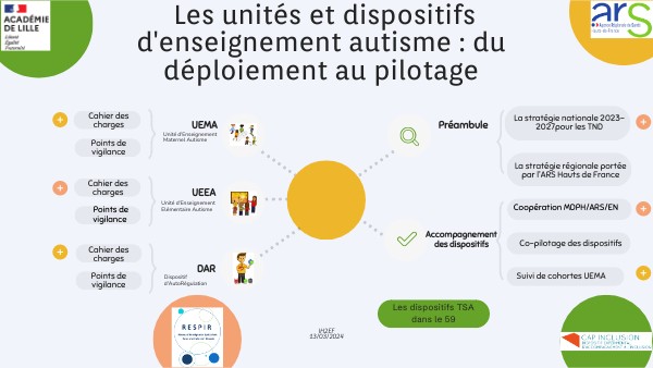 Dispositifs de scolarisation TSA IH2EF