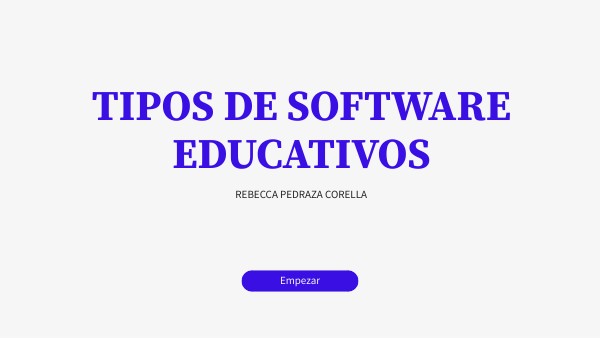 PRESENTACION TIPOS DE SOFTWARE | Genially
