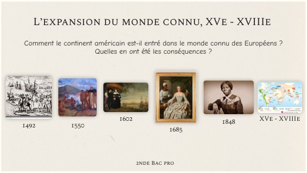 L'EXPANSION DU MONDE CONNU | Genially