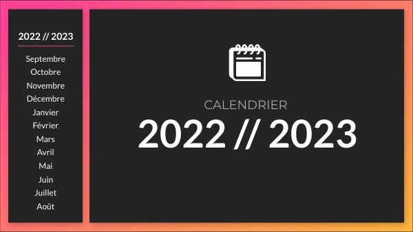 CALENDARIO CURSO 22/23 | Genially