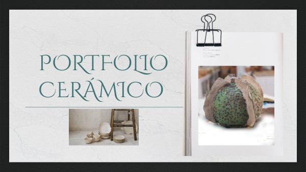Portfolio Cerámico | Genially