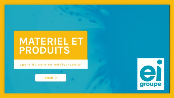 Matériel et produits asms | Genially