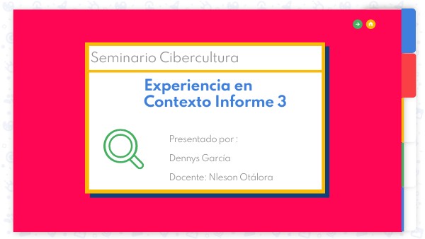 EXPERIENCIA EN CONTEXTO 3 | Genially