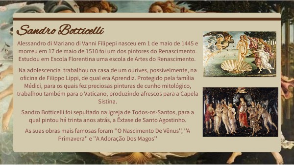 Biografia de Sandro Botticelli