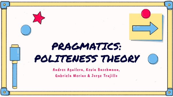 Pragmatics: Politeness Theory | Genially