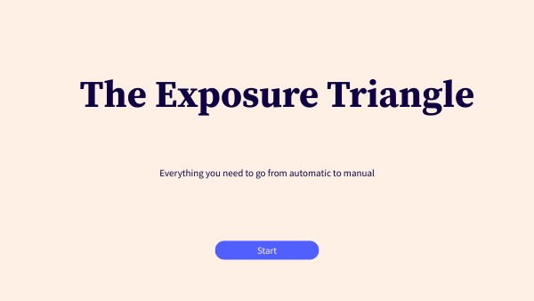 The Exposure Triangle | Genially