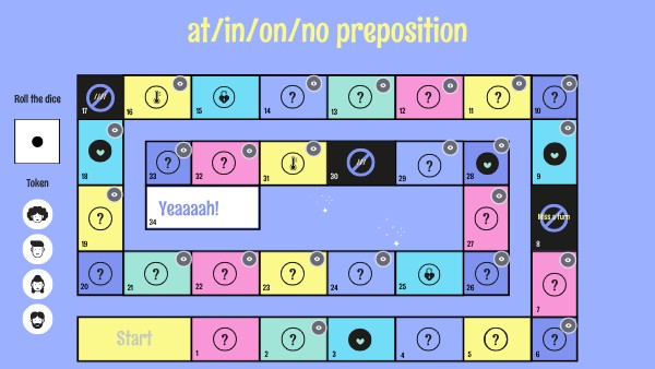 In, on, at - stand.course | Genially