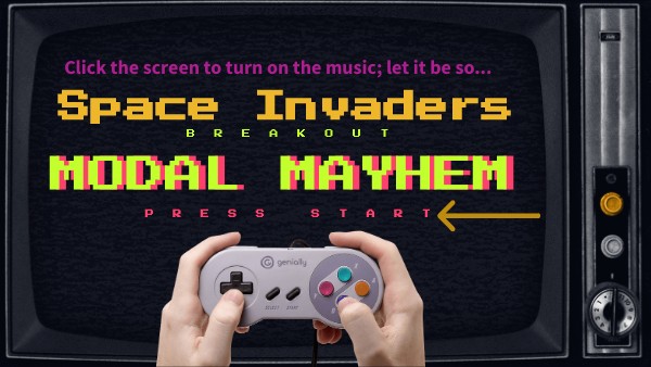 BREAKOUT Space Invaders Modal Mayhem