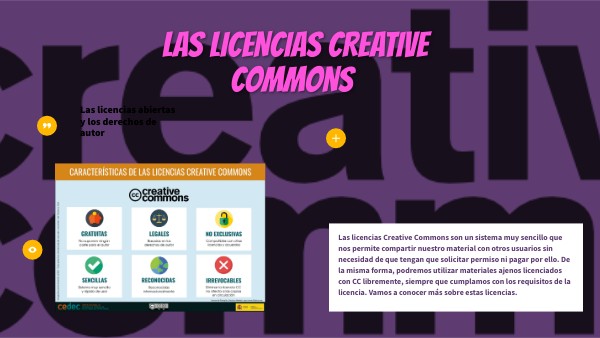 LICENCIA C. COMMONS | Genially