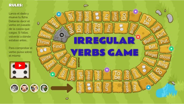 IRREGULAR VERBS GAME | Genially