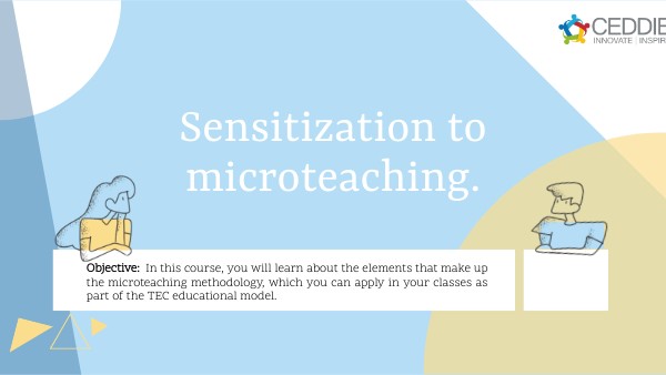 Sensitization to microteaching